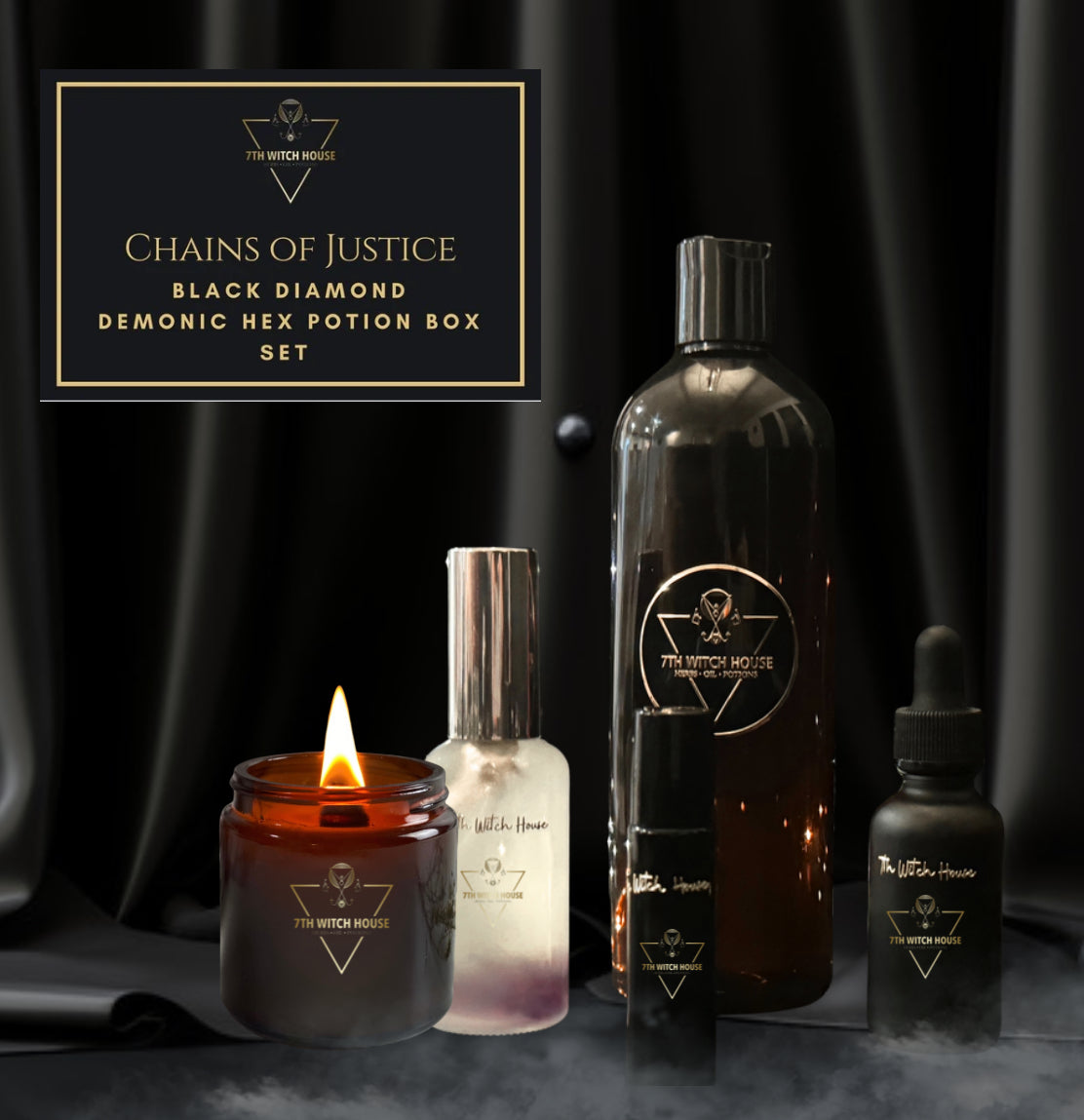 Chains of Justice Black Diamond Demonic Hex Potion Box Set – The Order