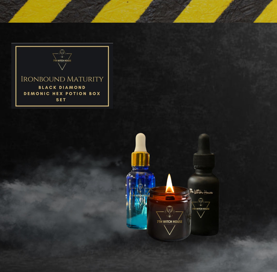 Ironbound Maturity Black Diamond Demonic Hex Potion Box Set – The Order