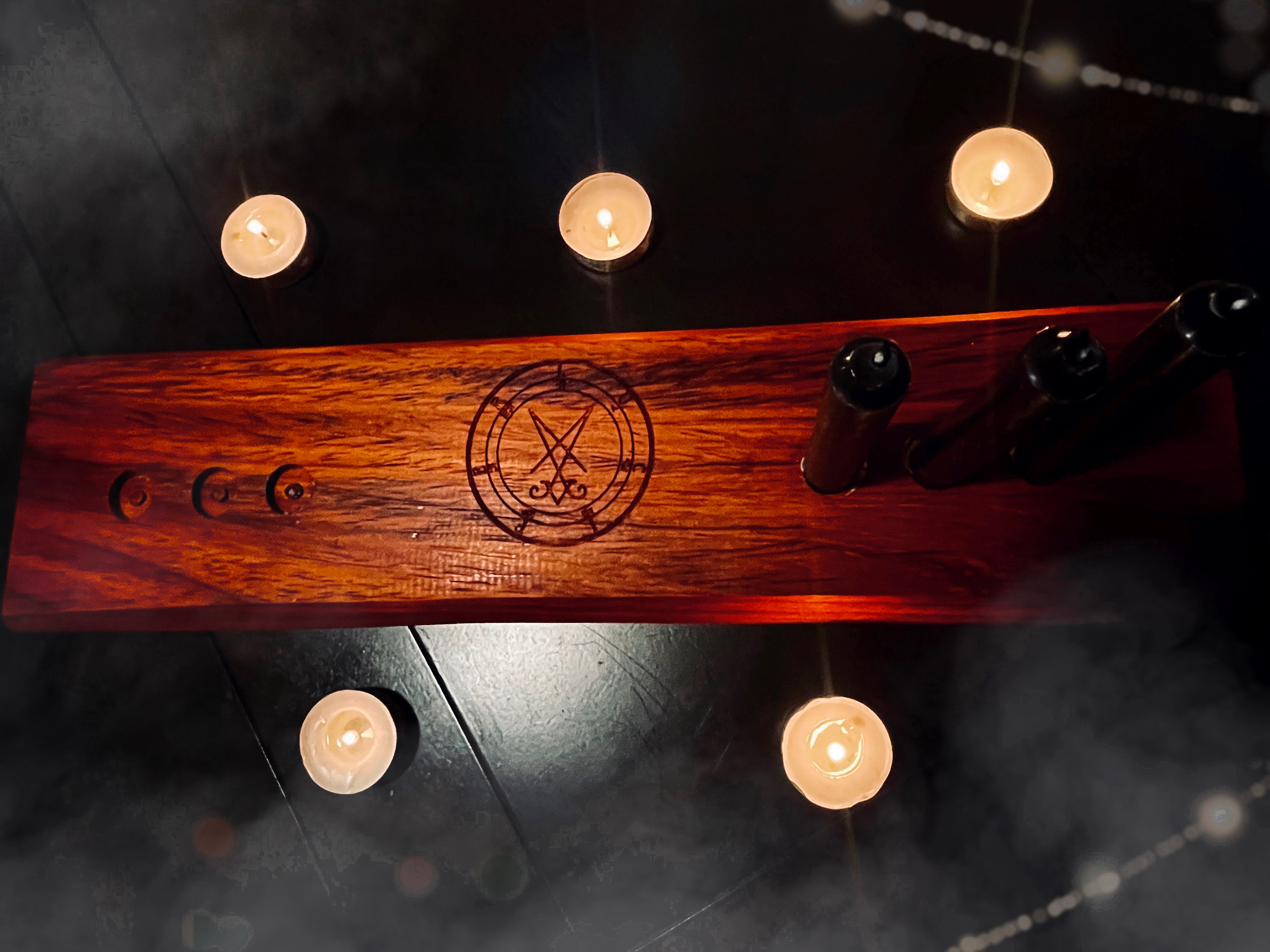 Engraved Demonic Altar of Lucifer – The Order